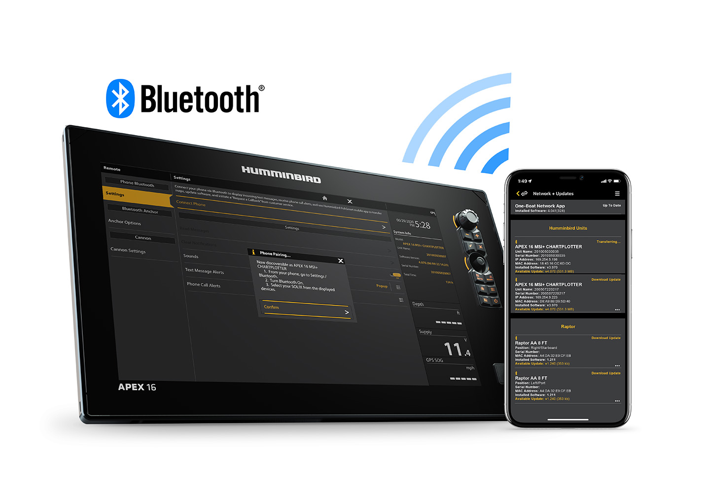 One-Boat Network App - Humminbird